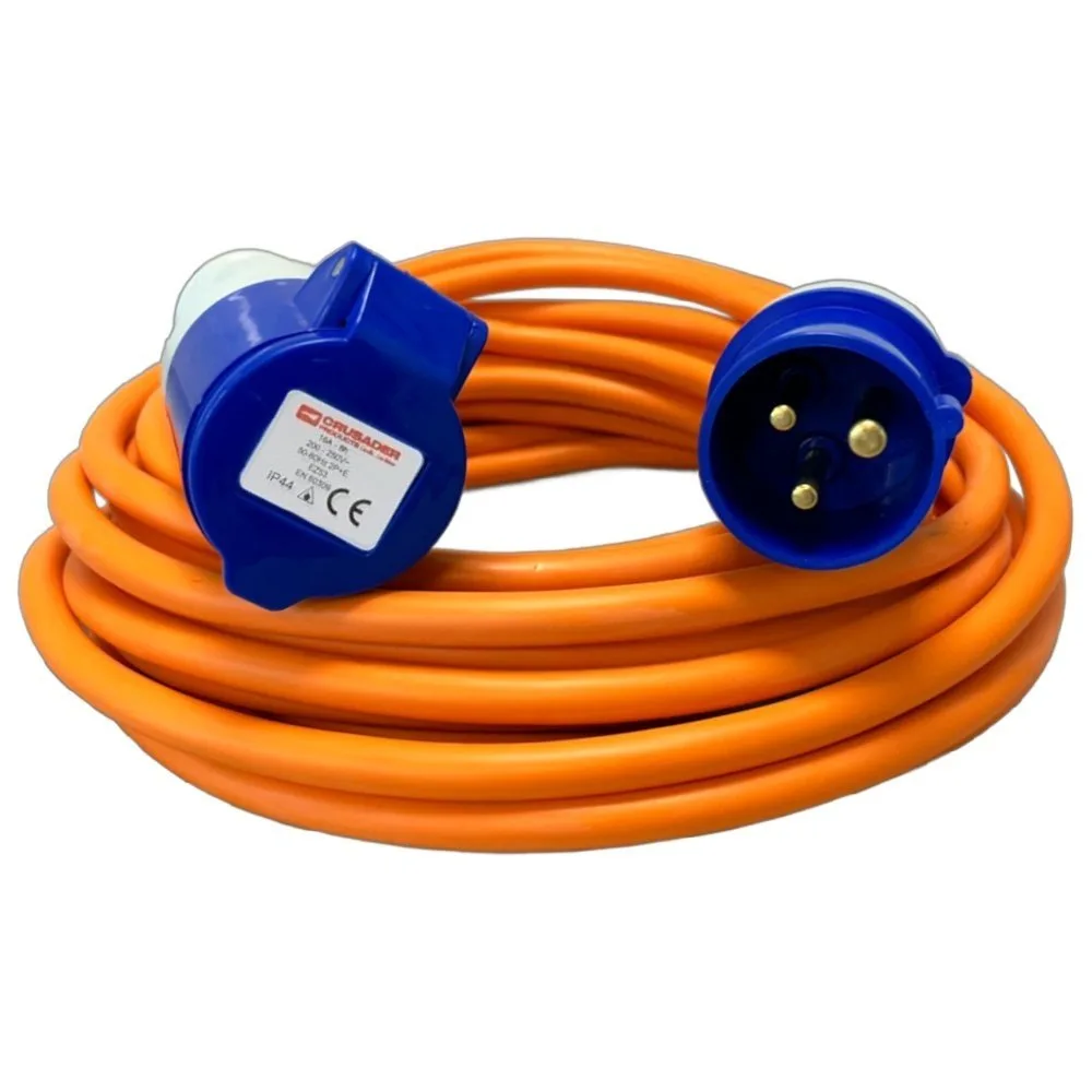 35m Outdoor Power Cable MEP 2-Gang Outdoor Garden Extension Lead - 13A ...