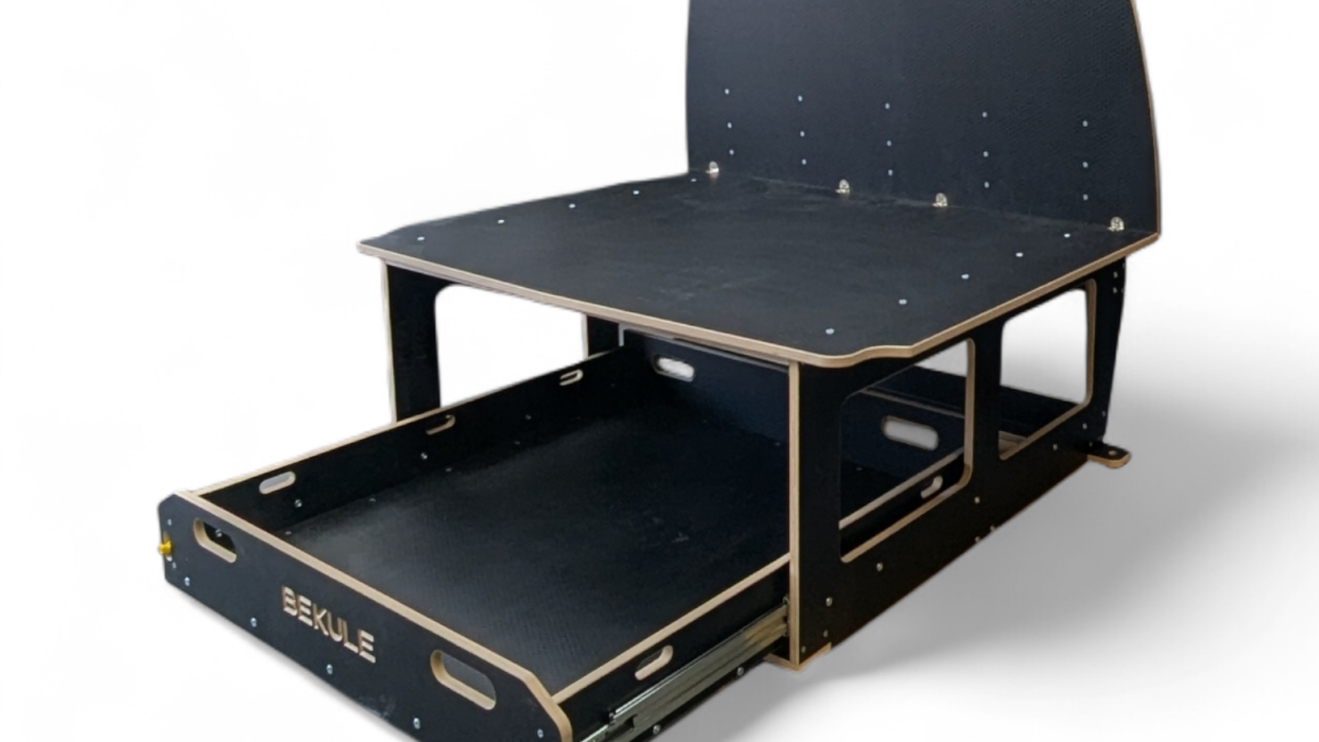 BEKULE OutBack XW extra wide Kombi utility bed pod VW T5 t6 Transporter ...