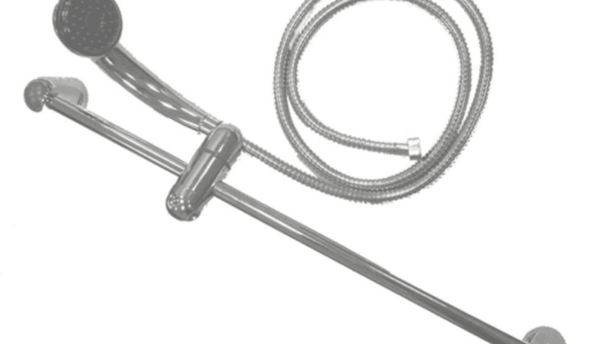 Dimatec Chrome shower set and riser head
